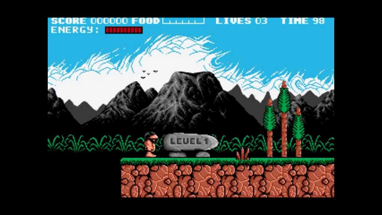 Computer game intros - Prehistorik (1991) (DOS) - YouTube