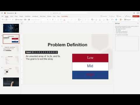 Dutch national flag algorithm - YouTube