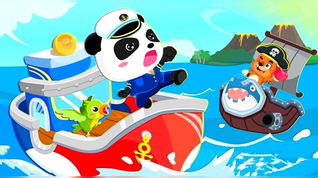 Baby Panda's Ship - Become a ship captain and learn all about sailing ...