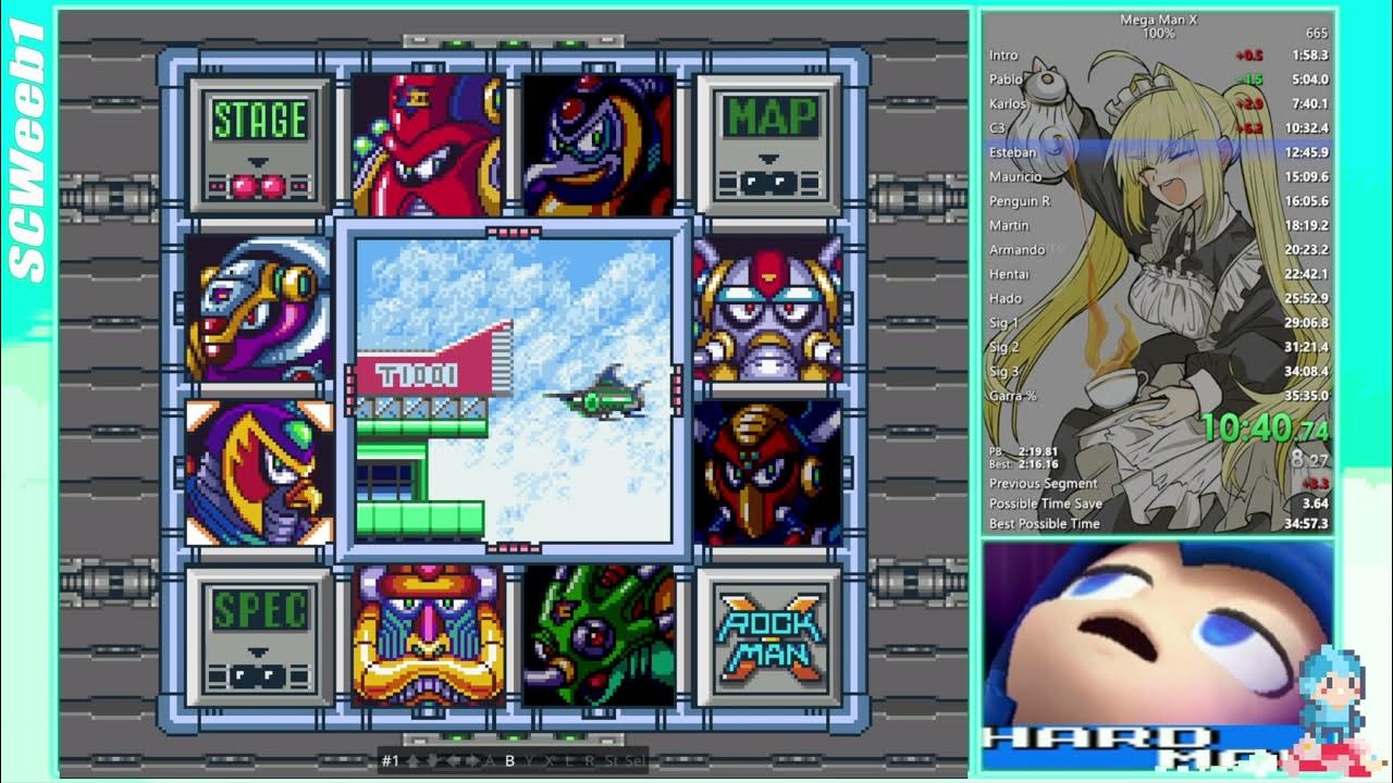 Mega Man X 100% Speedrun in 35:30 [Snes9x v1.63] - YouTube