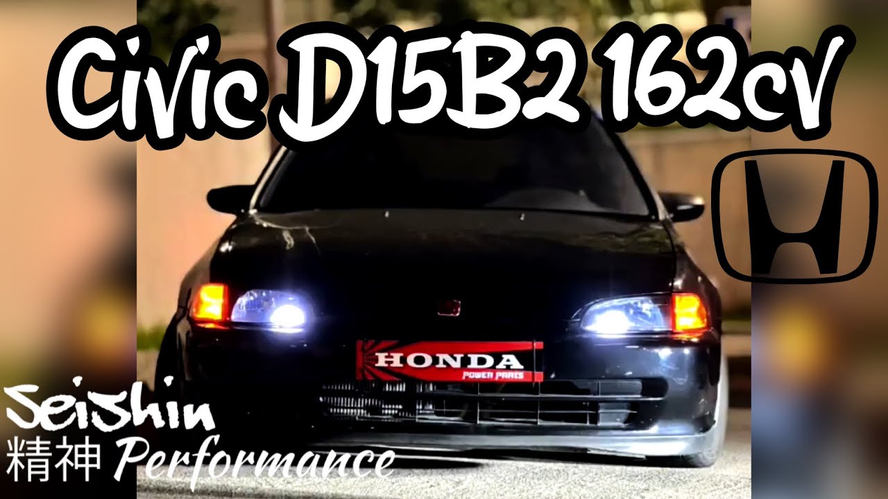 HONDA CIVIC D15B2 162cv 🫣 QUASE UM DESPISTE 😱 - YouTube