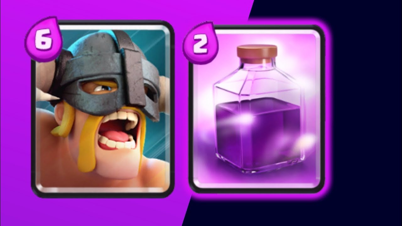 MEU MAIS NOVO DECK DE BÁRBAROS DE ELITE COM FÚRIA NO CLASH ROYALE ...