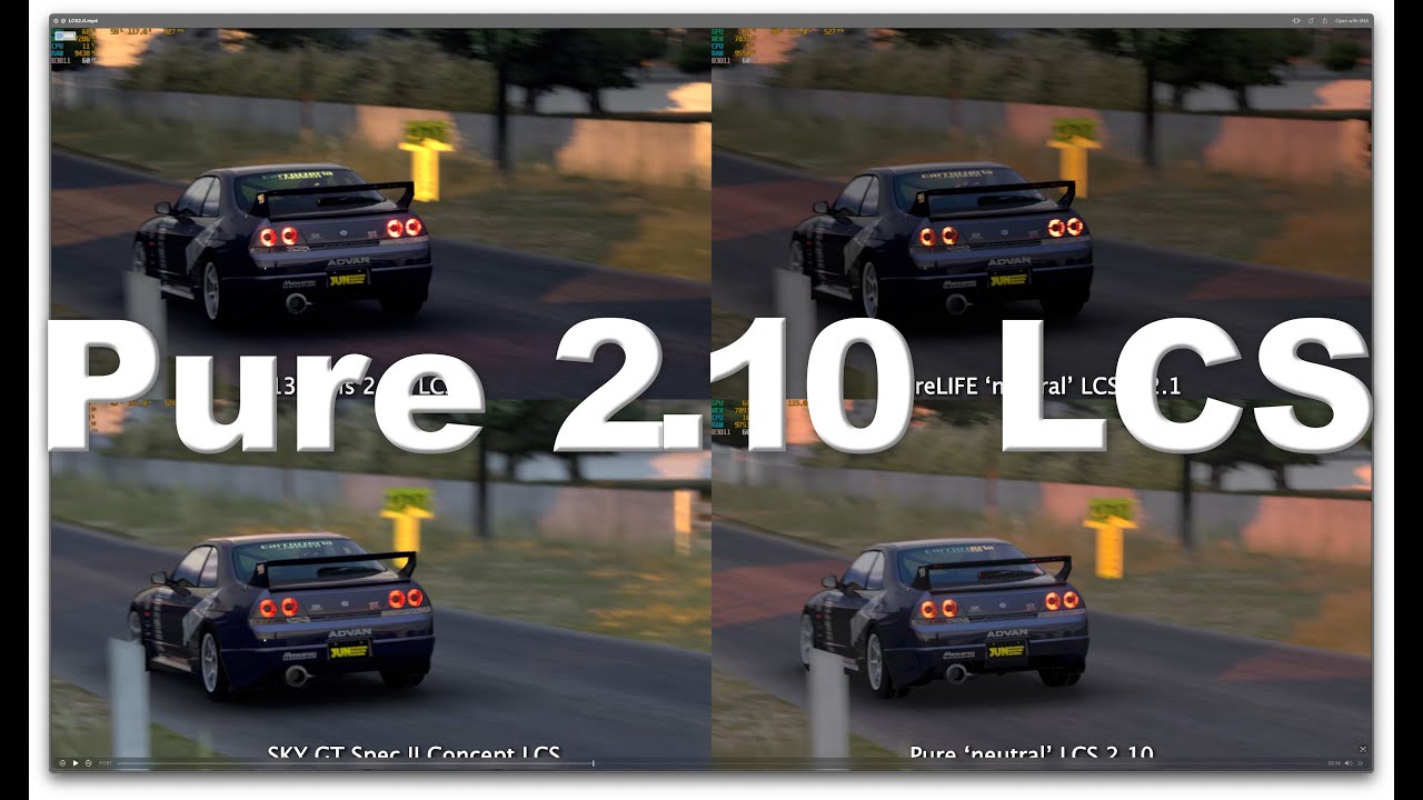 Pure V2.10 LCS filter comparison in HDR - YouTube