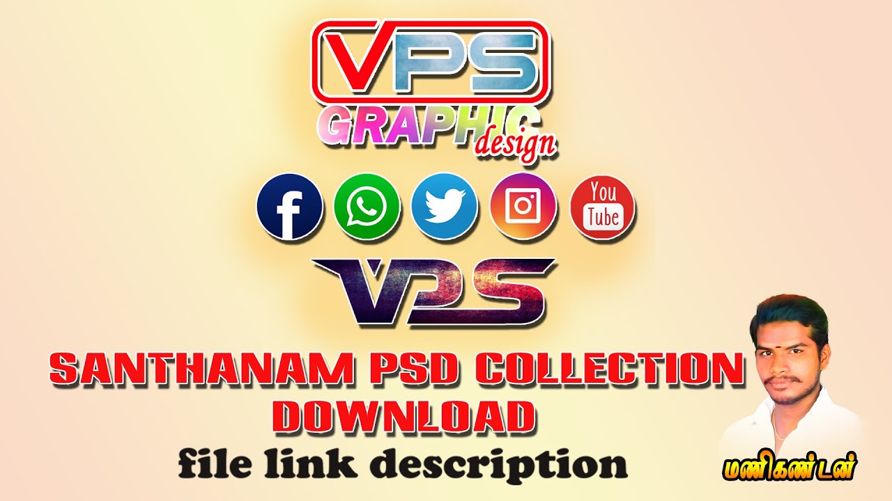 Santhanam PSD Collection | VPS graphic design - YouTube
