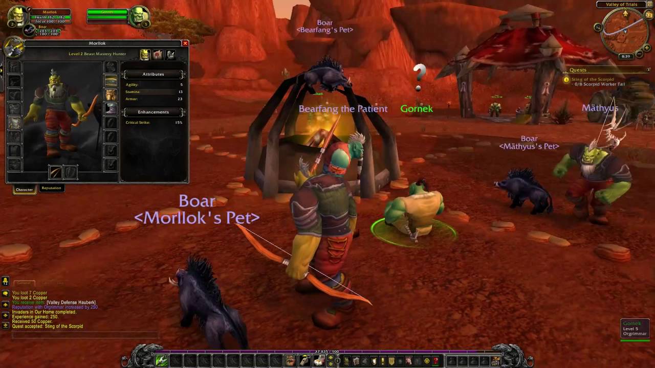 World of Warcraft - Lets Play - Part 1 - The Journey Begins - Orc ...