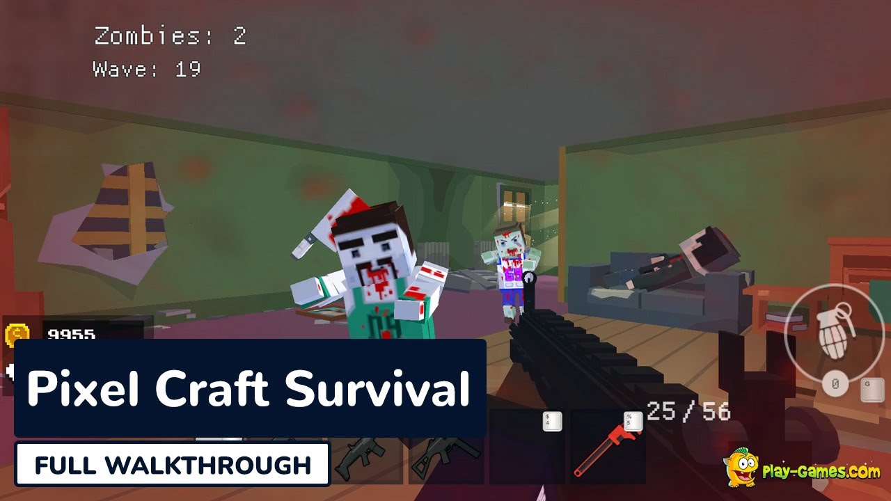 Pixel Craft Survival - Full Gameplay Walkthrough - YouTube