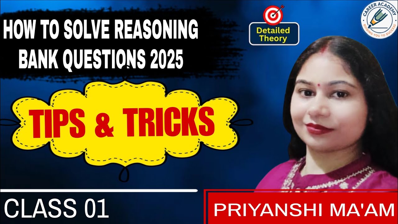 How To Solve Reasoning Bank Questions (Tips & Tricks) - YouTube