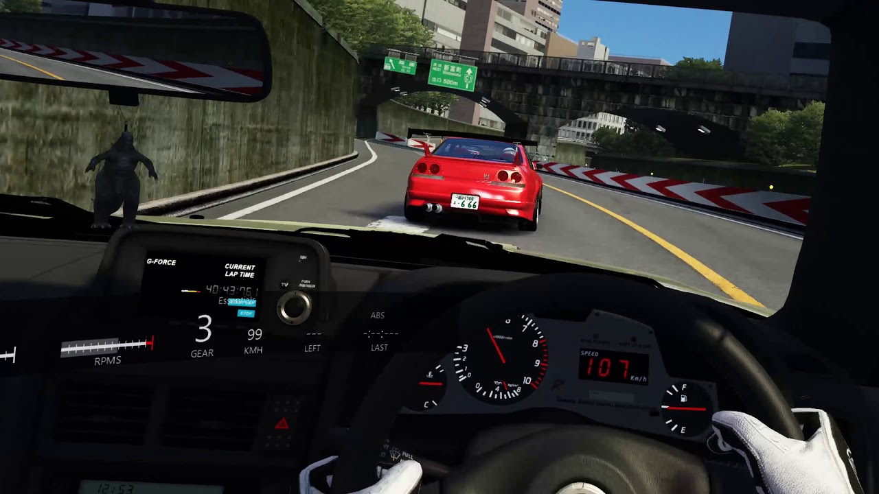 Tokyo C1 loop race R34 GTR VS S14 VS R33 GTR [SRP Assetto Corsa VR ...