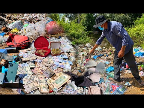 Wow Best Lucky Found A lot Money $ and good thing at Trash Place ...