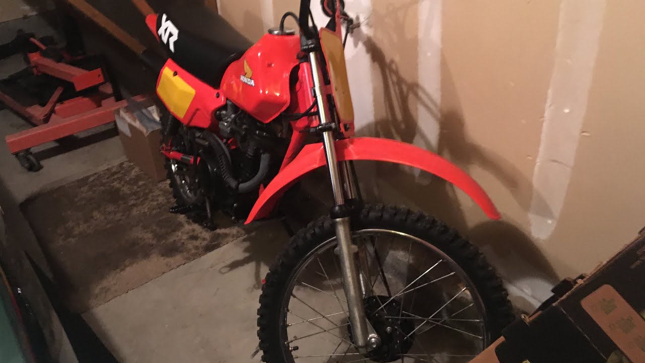 1983 Honda XR100 - YouTube