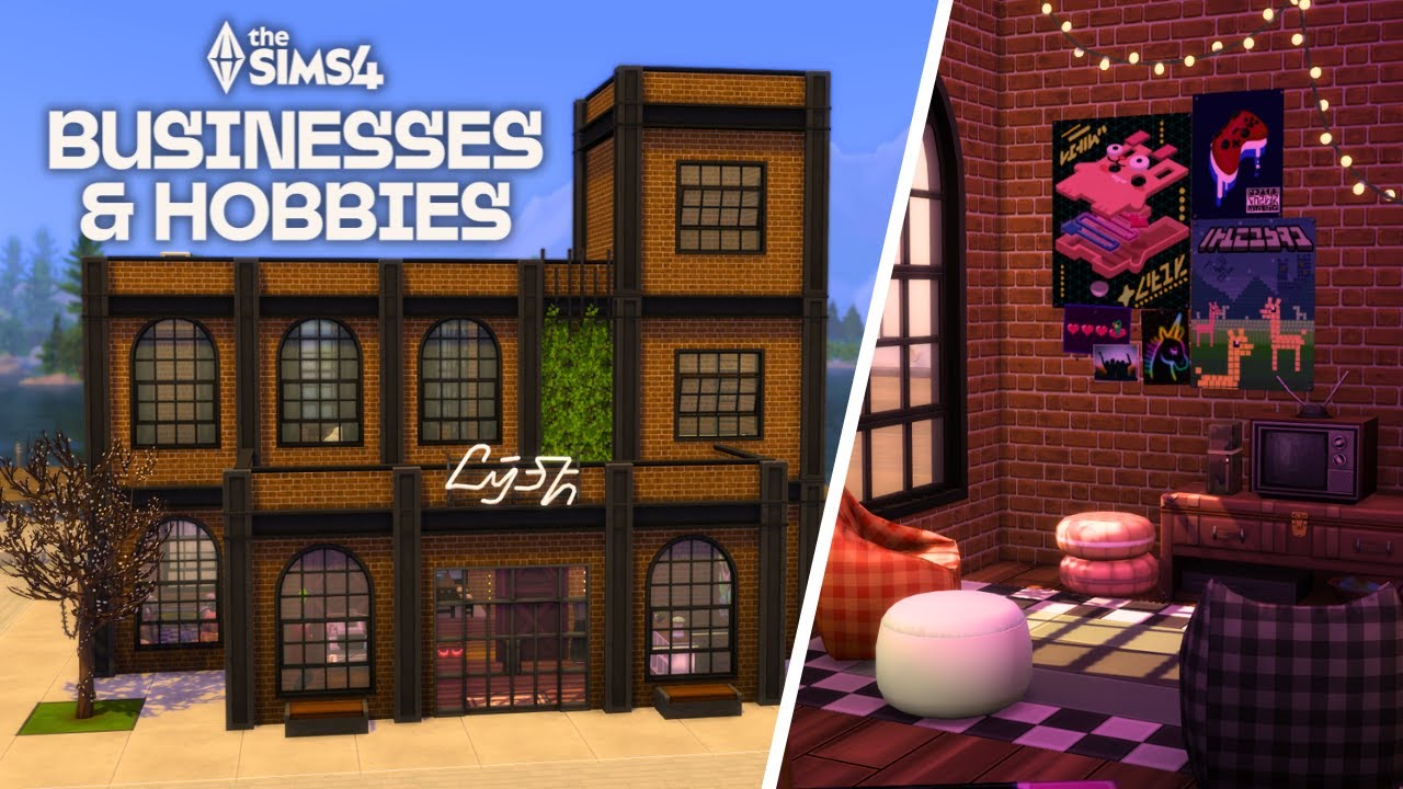 Building a Gaming Café with Businesses & Hobbies - YouTube