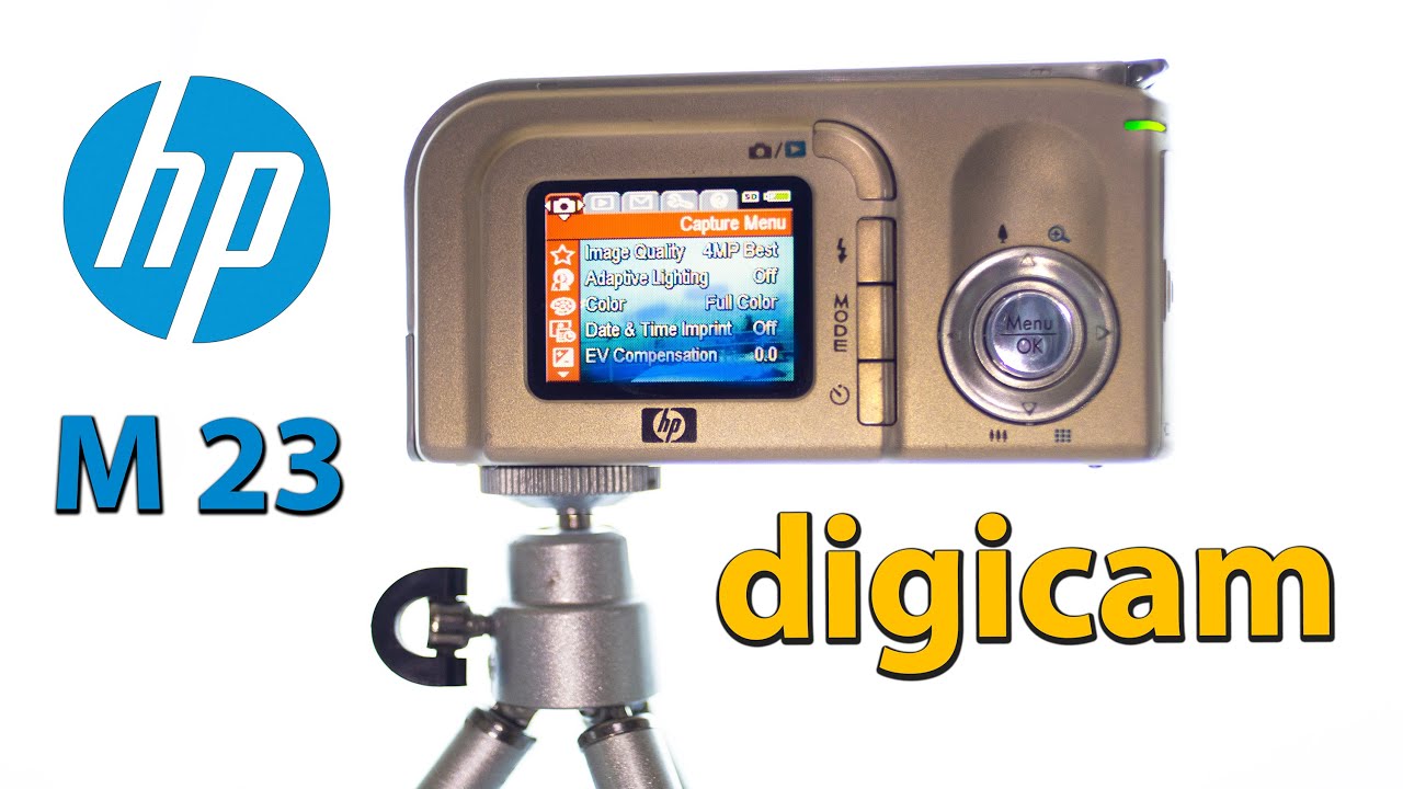 HP PhotoSmart M23 (digicam) - Digital Photo Camera from 2005 - YouTube
