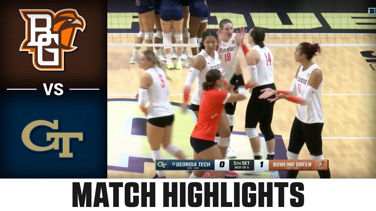 Bowling Green vs. Georgia Tech Match Highlights | 2025 ACC Volleyball ...