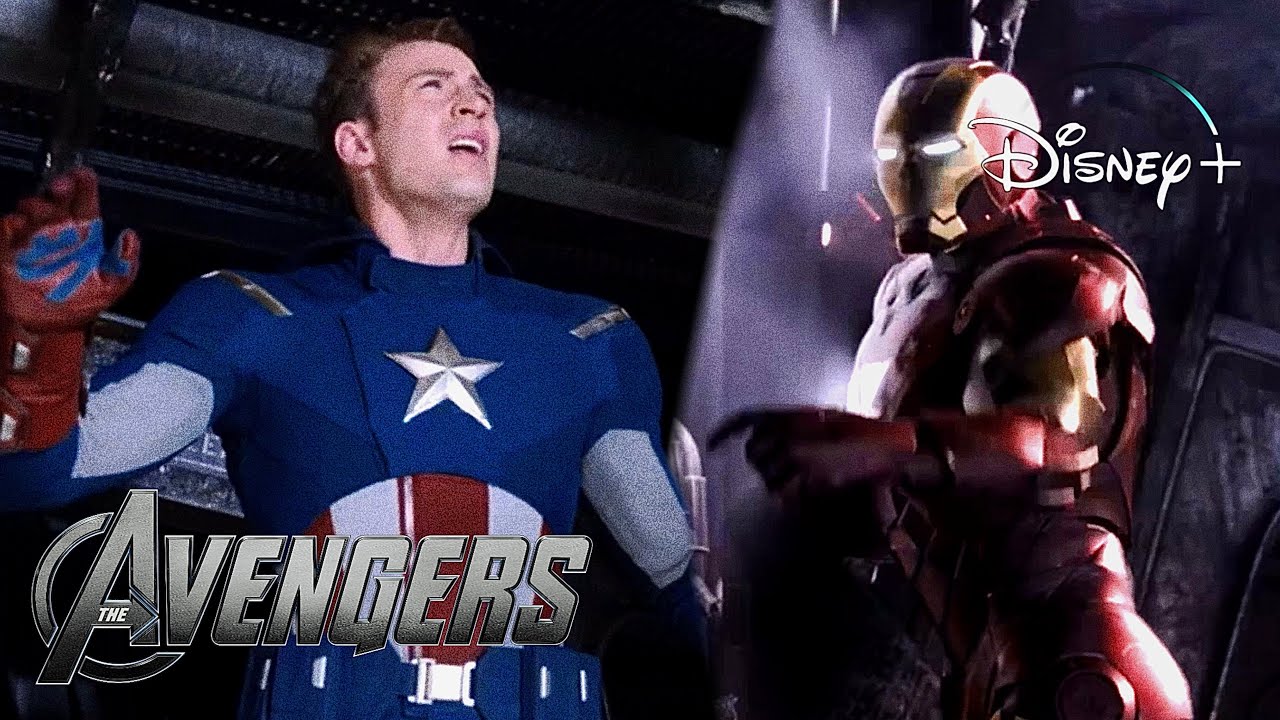 The Avengers | Iron-Man And Cap - Fixing The Engine Scene | Disney+ ...