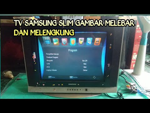 Tv Samsung gambar melebar dan melengkung