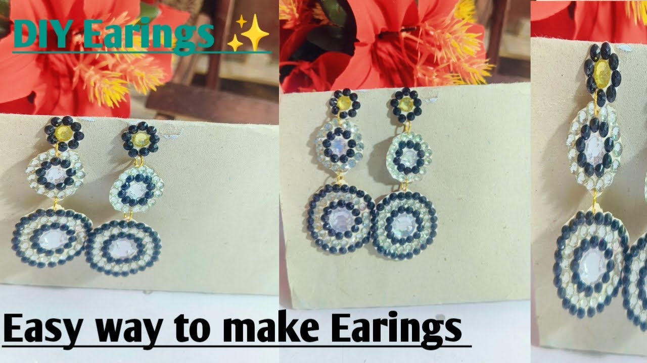 DIY Earings / Easy way to Make Beautiful Earing / Beautiful Handmade ...