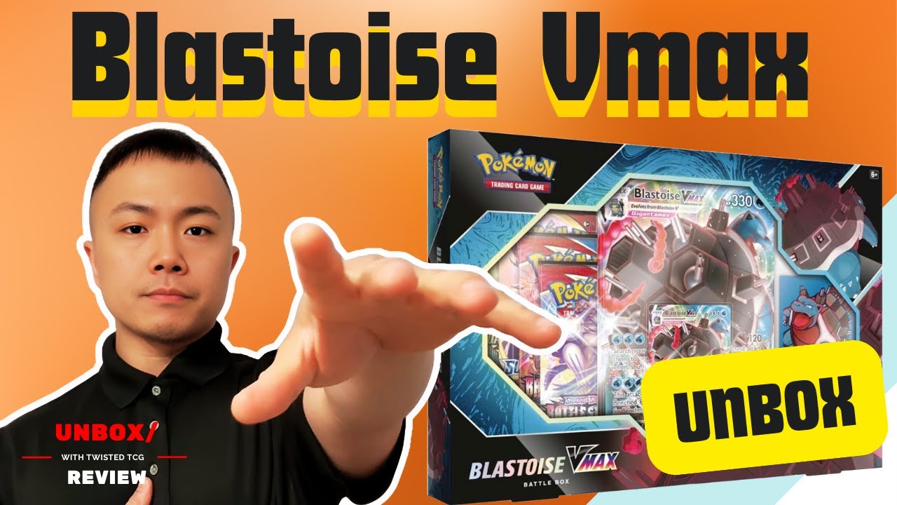 Water Power Unleashed! Blastoise VMAX Battle Box Opening! - YouTube