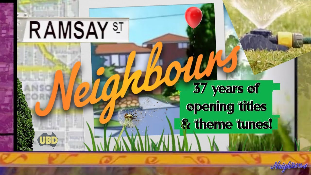 37 years of Neighbours opening titles and theme tunes! - YouTube
