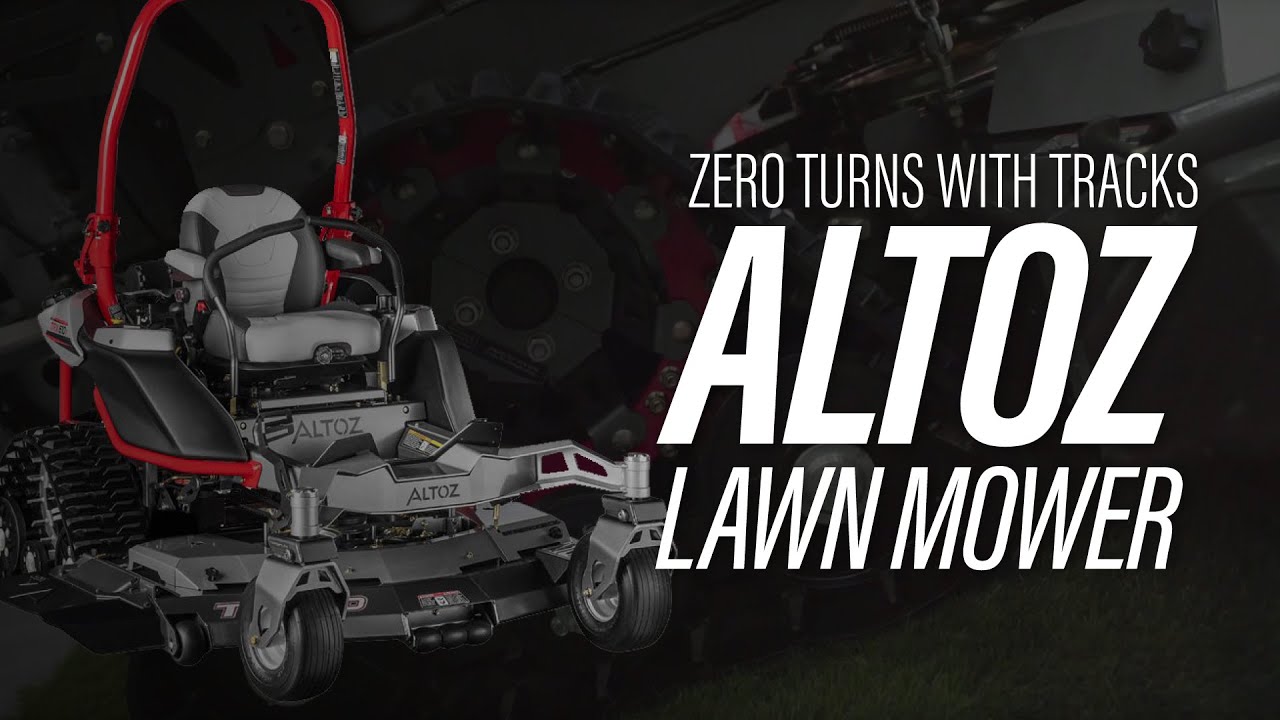 Altoz Lawn Mower - A Zero Turn Mower with Tracks - YouTube