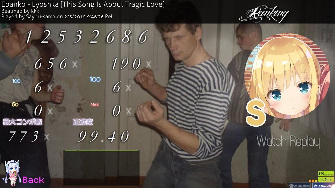 osu! Ebanko - Lyoshka [This Song Is About Tragic Love] FC - YouTube