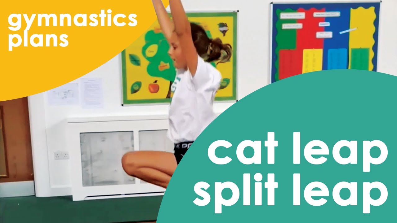 PE Planning Gymnastics Lessons | Cat Leap, Split Leap - YouTube