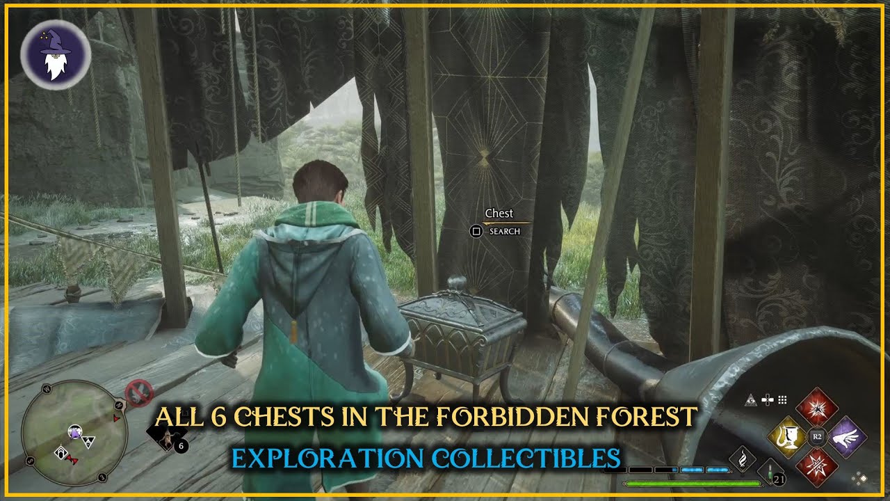 HOGWARTS LEGACY - ALL 6 CHESTS IN THE FORBIDDEN FOREST - EXPLORATION ...