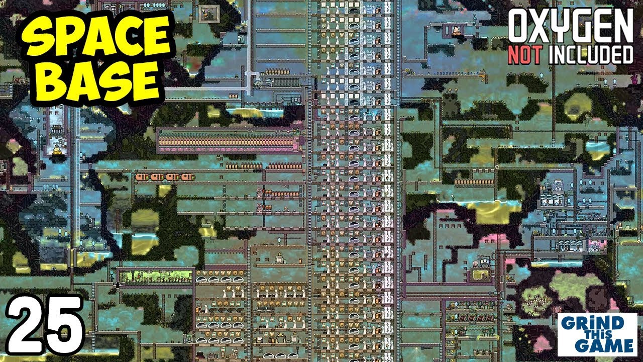 SPACE INDUSTRY BASE #25 - Trying Quality Of Life Upgrade - Oxygen Not ...