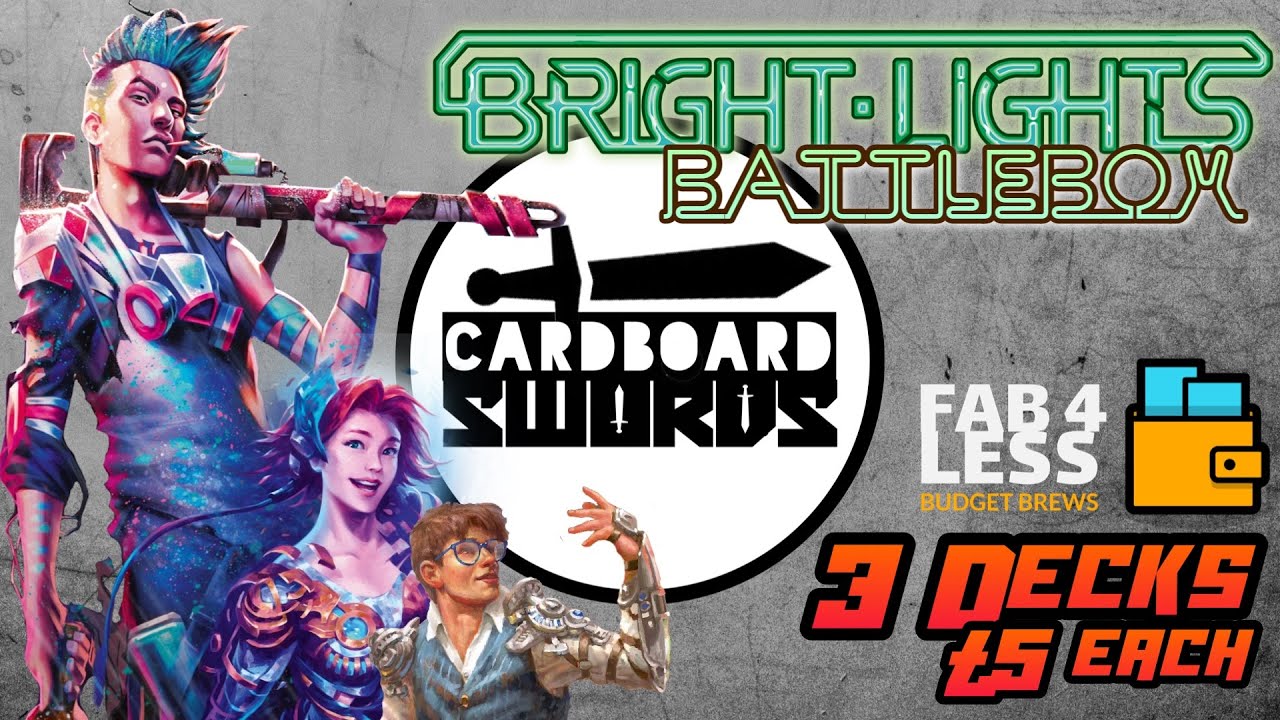 £5 MAXX NITRO PUNK TACTICS DECK TECH - Bright Lights Battlebox - Budget ...