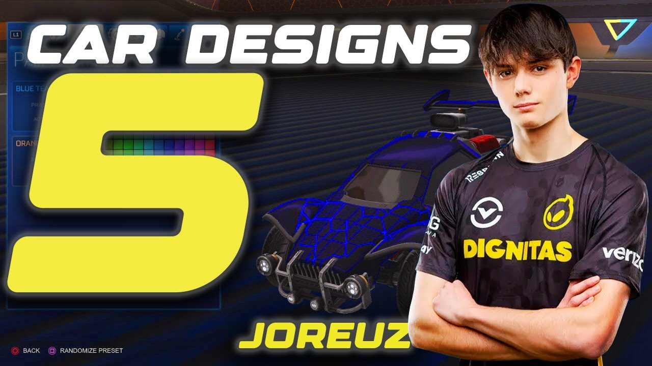 5 Joreuz RLCS Car Designs - YouTube