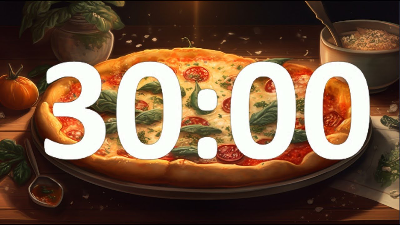 30 Minute Timer Pizza - YouTube