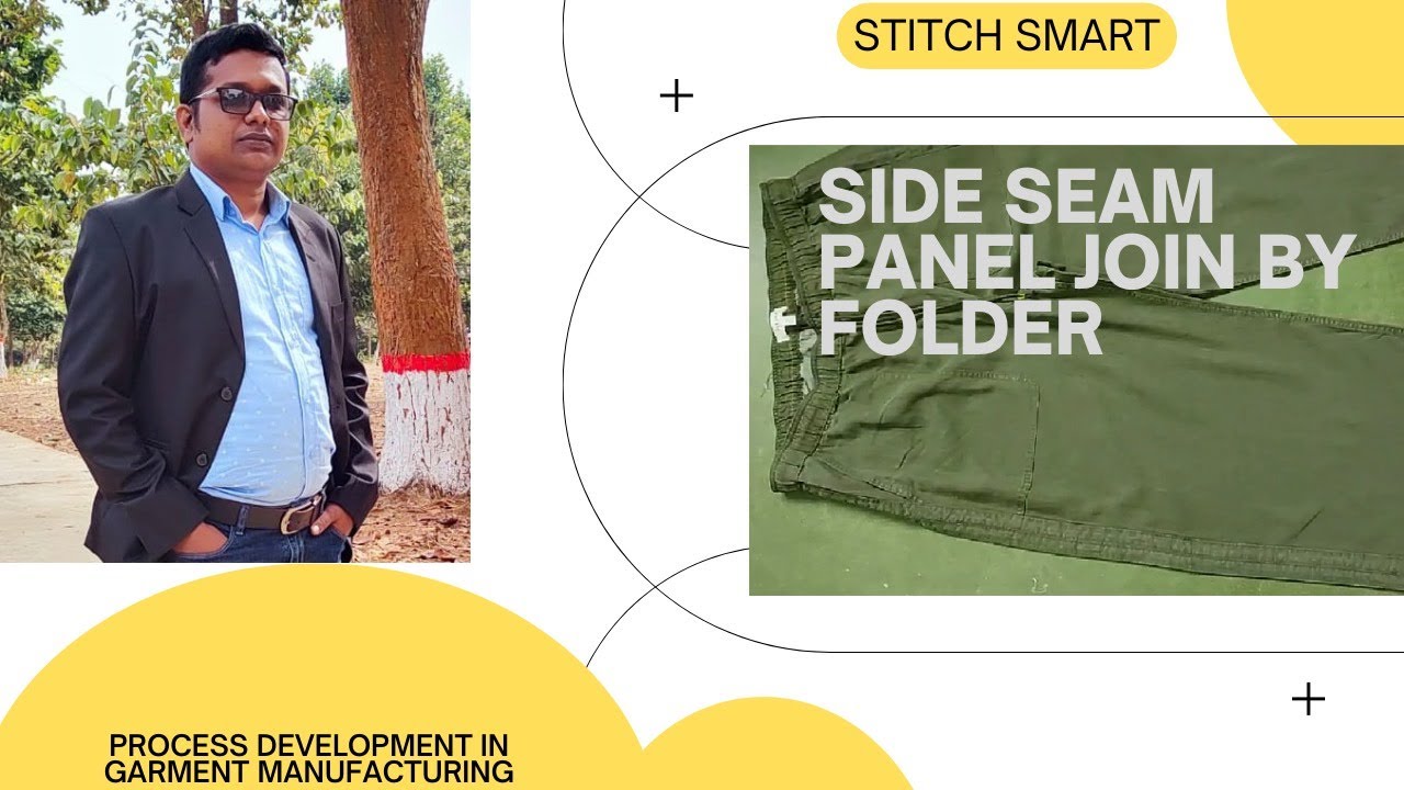 Side seam panel join by using folder - YouTube