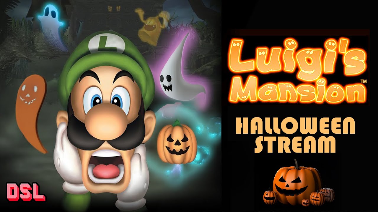 LUIGI'S MANSION Halloween Stream on the Original Gamecube - YouTube
