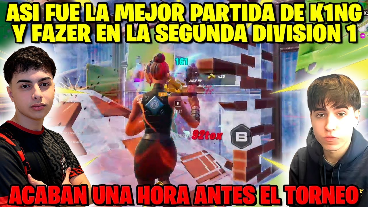 ASI FUE LA MEJOR PARTIDA DE K1NG Y FAZER EN LA SEGUNDA FNCS DIVISION 1 ...