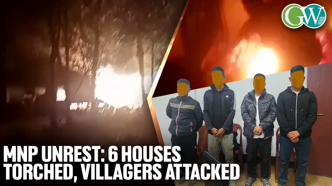 MNP: 6 HOUSES TORCHED;POLICE RESCUES 3 INDIVIDUALS ABDUCTED BY KYKL SOREPA GROUP - YouTube