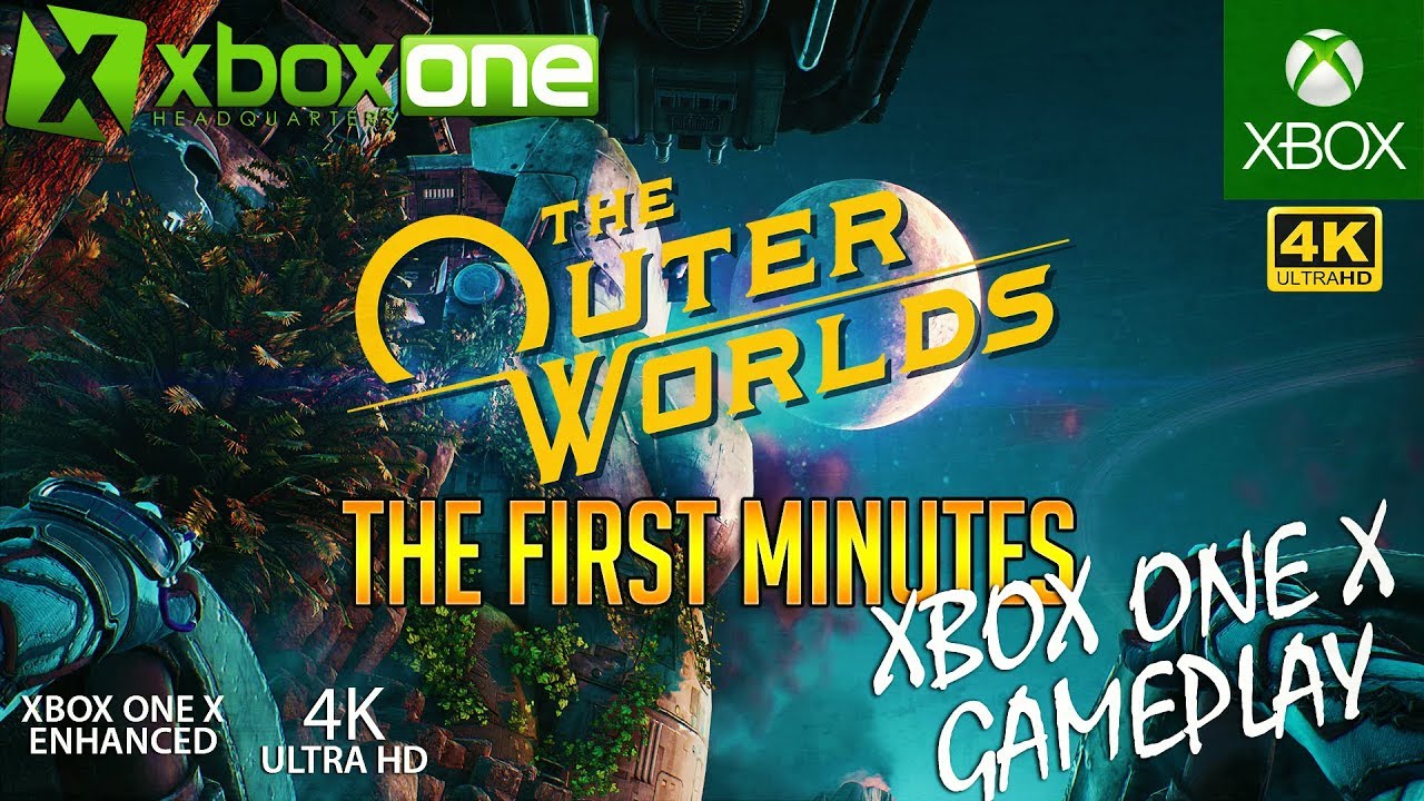 The Outer Worlds Xbox One X 4K Gameplay - The First 40 Minutes in Ultra ...
