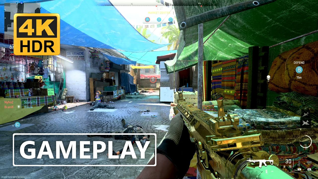 CoD Modern Warfare 2 Multiplayer 4K HDR Gameplay - YouTube