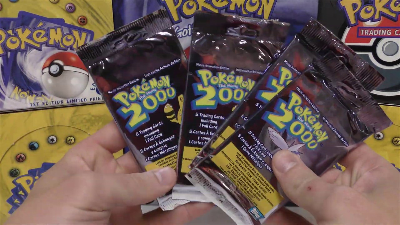 Opening 4x Pokemon The MOVIE 2000 Packs !!! - YouTube