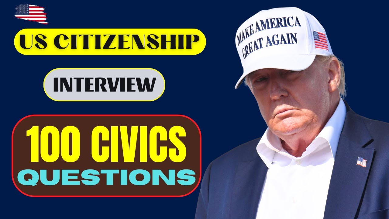2025 U.S. Citizenship Test Official USCIS 100 Civics Exam Questions ...