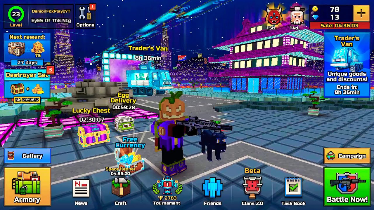 Pixel Gun 3D (World 1) Campaign (Episode 1) - YouTube