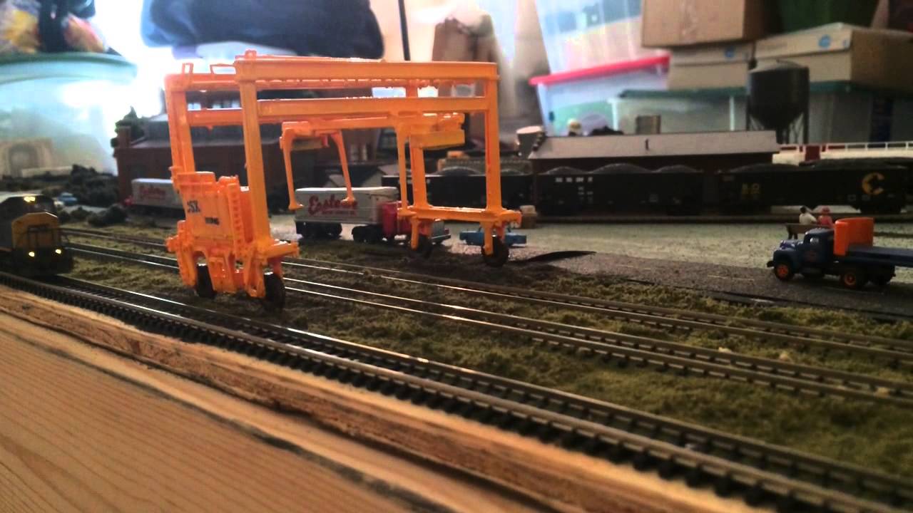 CSX, Amtrak, and NS N scale Trains Action - YouTube