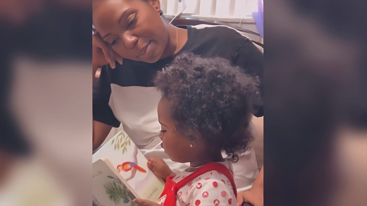 Vanessa Madan Mikaben et Leîa...Font de la lecture un moment très ...