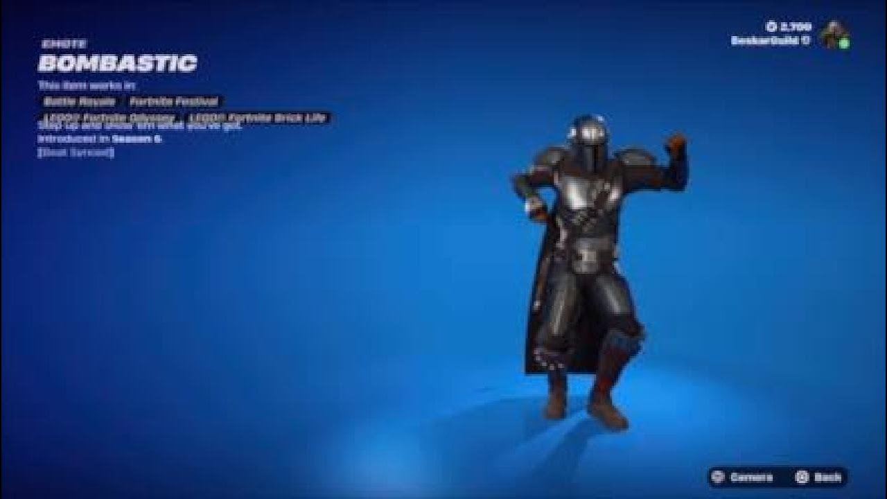 Fortnite Bombastic Emote! - YouTube