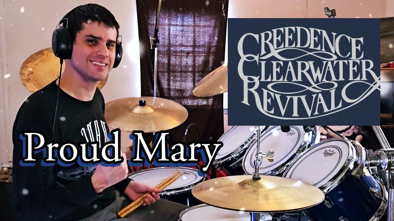 Proud Mary - CCR (Creedence Clearwater Revival) DRUM COVER - YouTube