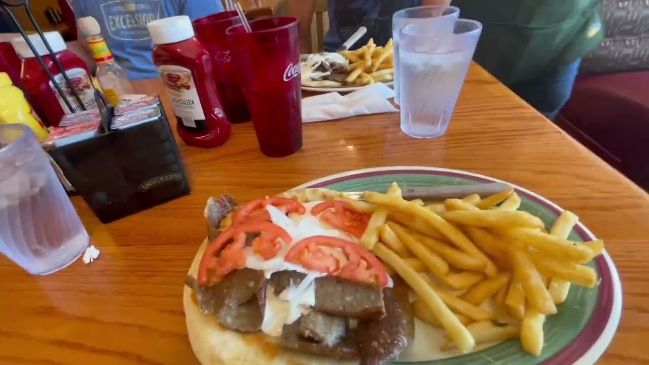 johnnie mars family restaurant. My 3rd stop on the Gyro Tour. - YouTube