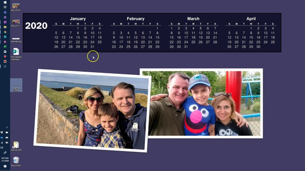 Using Microsoft Publisher to Create a Desktop Wallpaper - YouTube