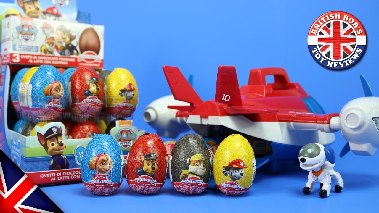 Paw Patrol Chocolate Eggs | Full Collection | Dolci Preziosi | British ...