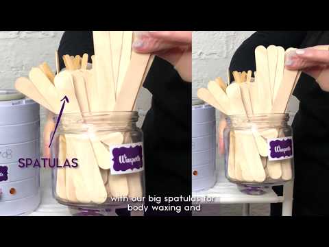 Waxperts Waxing Trolley Setup