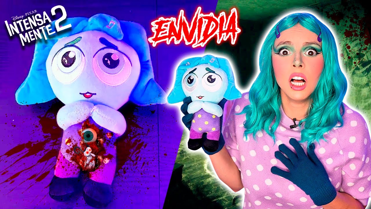Abrí un PELUCHE de ENVIDIA de INTENSAMENTE 2☠️🩸 - YouTube