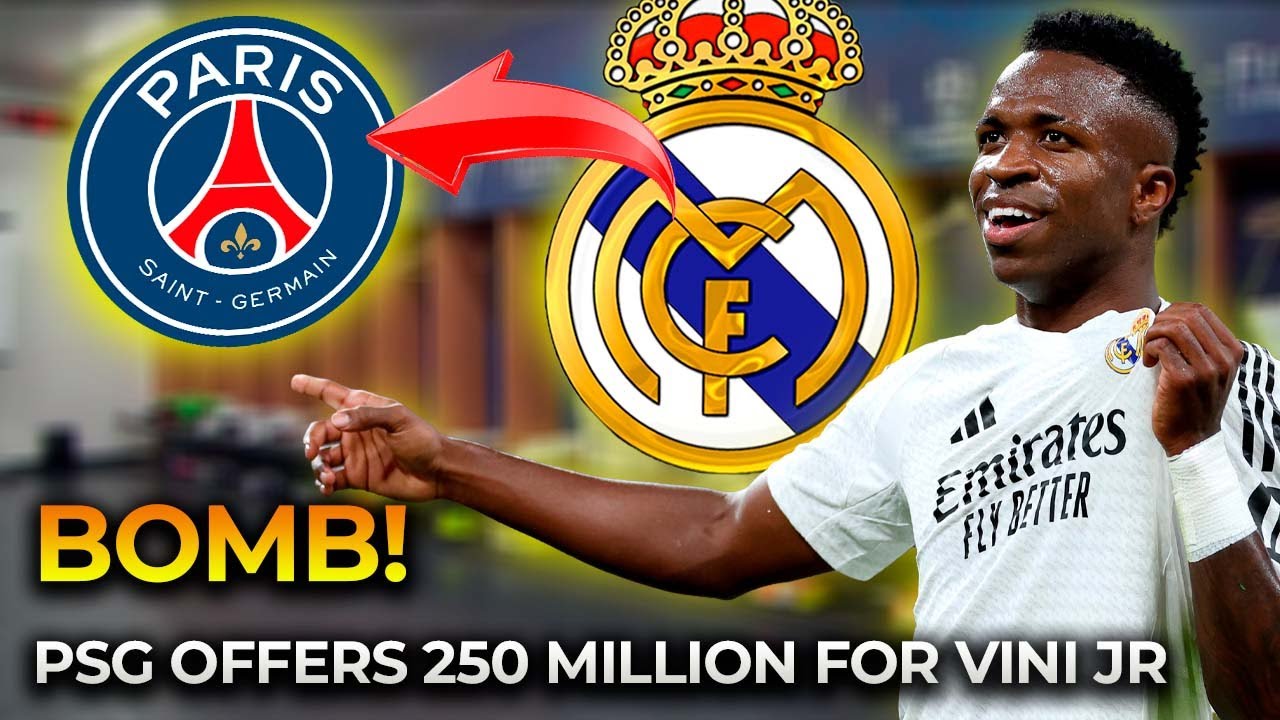 💥BOMBSHELL! PSG OFFERS 250 MILLION FOR VINI JR – This Will Be The End ...