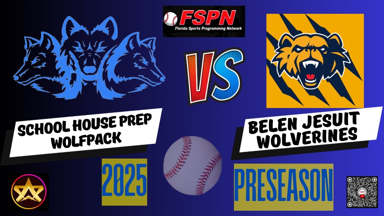 2025 Preseason Dade High School Baseball Game Schoolhouse Prep Wolfpack ...